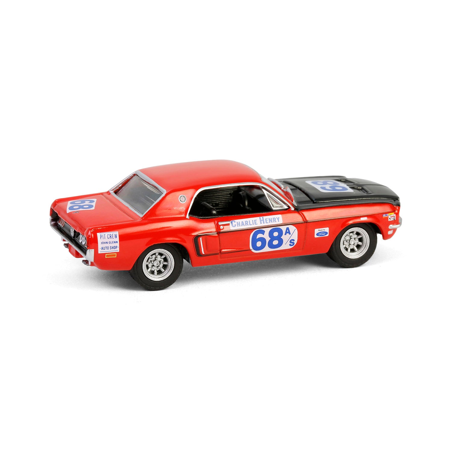1968 Ford Mustang GT Coupe - #68 Charlie Henry Race Car (GreenLight Mu ...