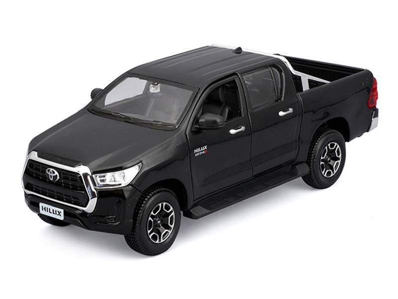 Toyota Hilux – Black Diecast 1:27 Scale Model - Maisto 32920BK – Karson ...