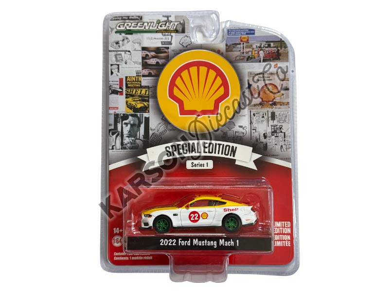 CHASE 2022 Ford Mustang Mach 1 #22 Shell Racing (Shell Oil Special Edi ...
