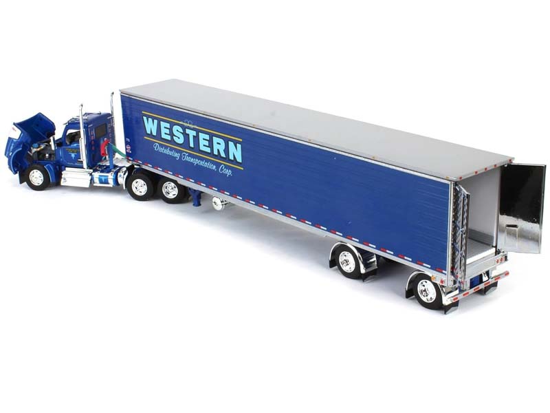 Kenworth W990 Day Cab w/ 53ft Utility Reefer Trailer (Western Distribu ...