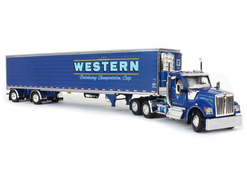 Kenworth W990 Day Cab w/ 53ft Utility Reefer Trailer (Western Distribu ...