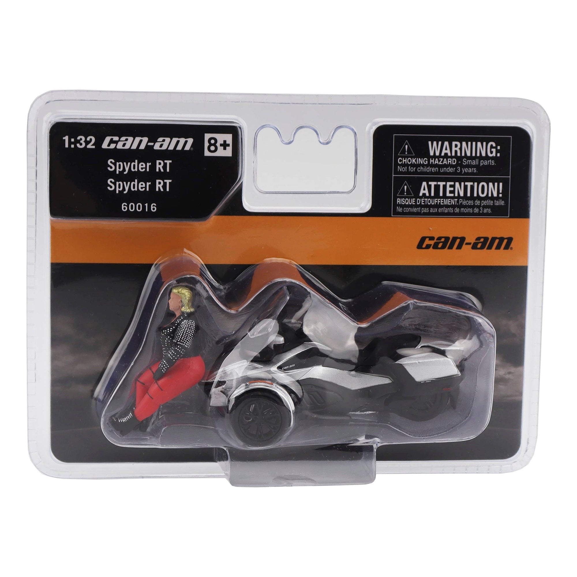 Can-Am Spyder RT Hyper Silver Diecast 1:32 Scale Model - Diecast Maste ...