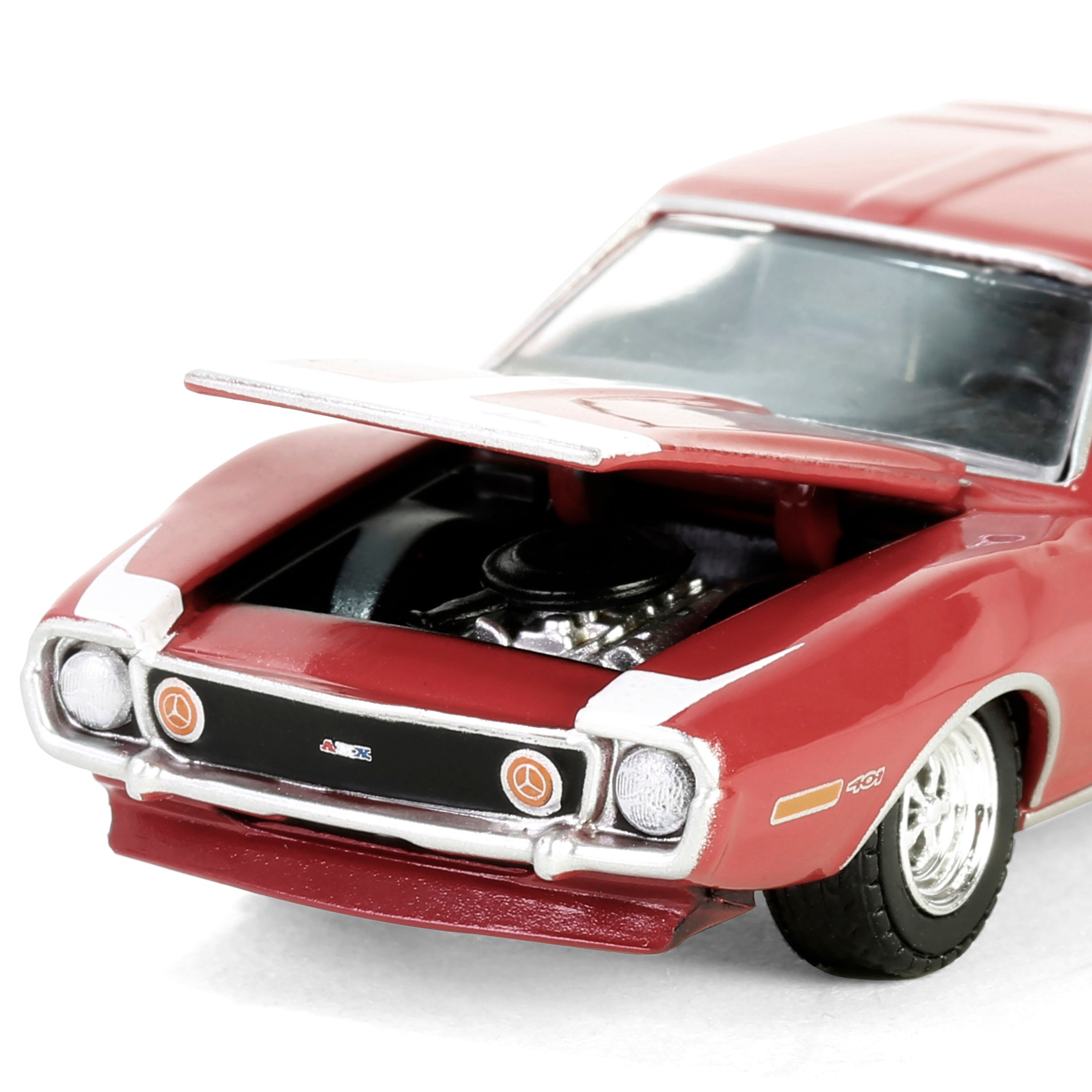 1971 AMC Javelin AMX - Matador Red w/ White Hood Stripe (Showroom Floo ...