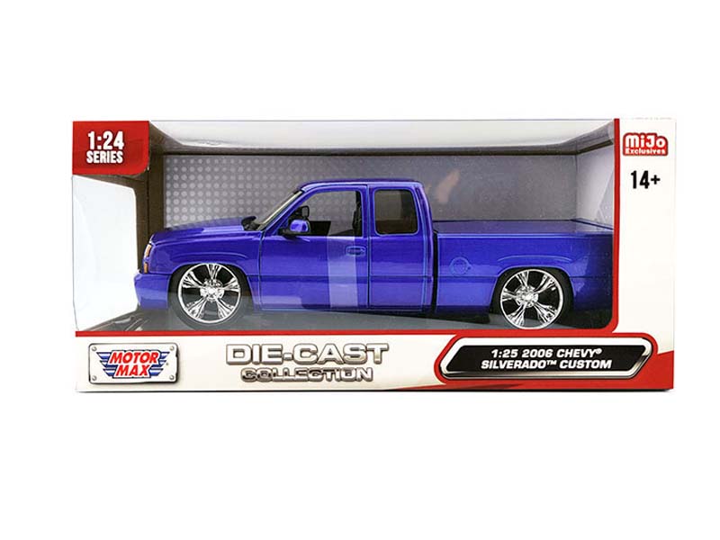 2006 Chevrolet Silverado Extended Cab Custom – Metallic Blue Diecast 1 ...