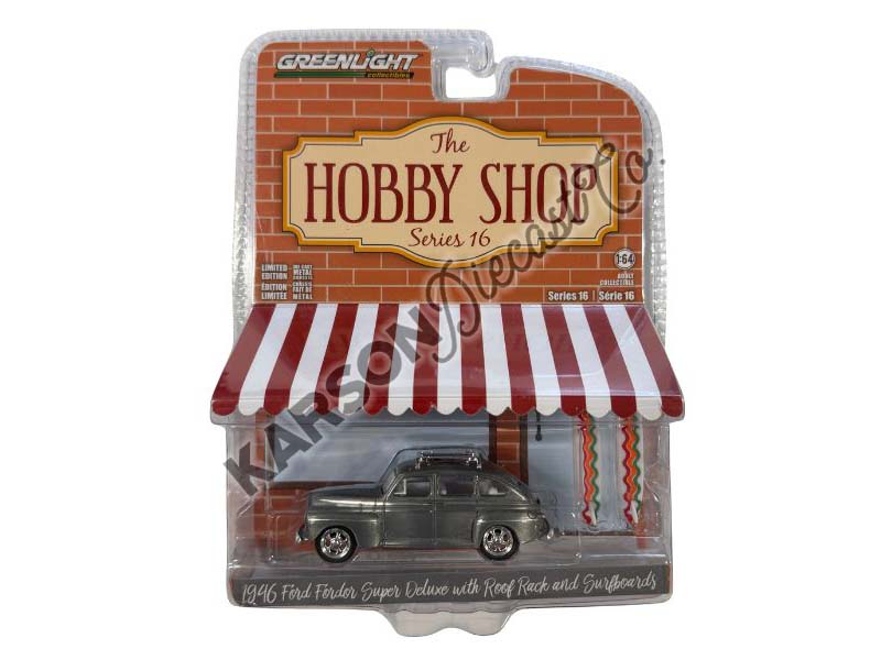RAW CHASE 1946 Ford Fordor Super Deluxe w/ Roof Rack and Surfboards (T ...