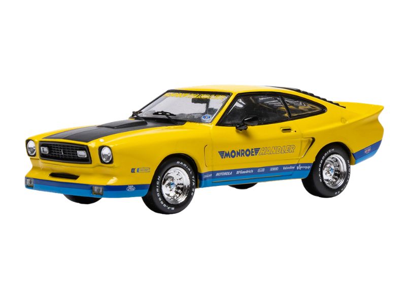 PRE-ORDER 1978 Ford Mustang II Monroe Handler - Yellow Diecast 1:43 Sc ...
