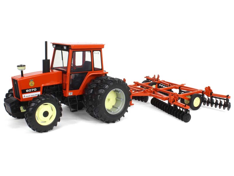 Allis Chalmers 6070 FWA w/ Rear Duals & Orange Wing Disc - 2024 Iowa F ...