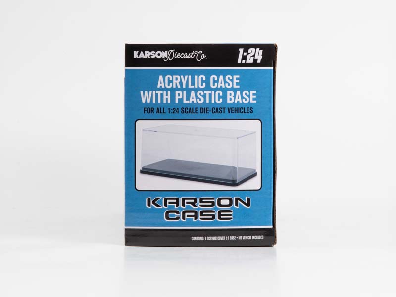 Karson Diecast 1:24 Scale Model Stackable Acrylic Display Case w/ Plas ...