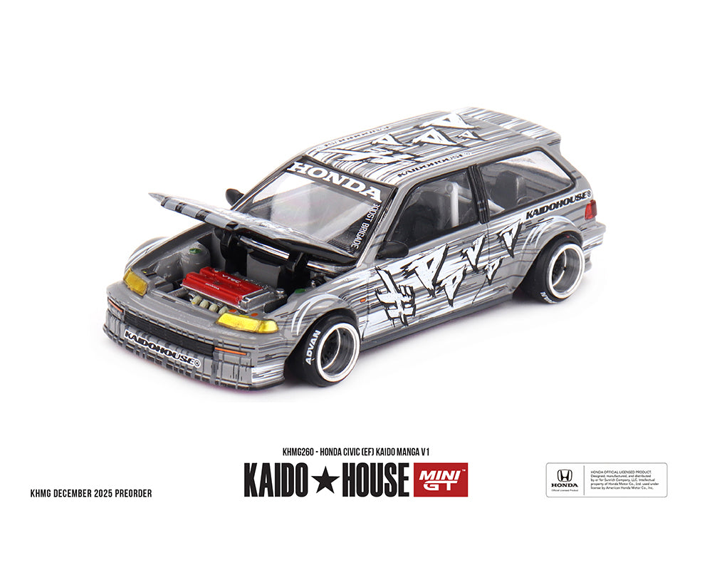PRE-ORDER Honda Civic (EF) Kaido Manga V1 – Silver (Kaido House x Mini ...