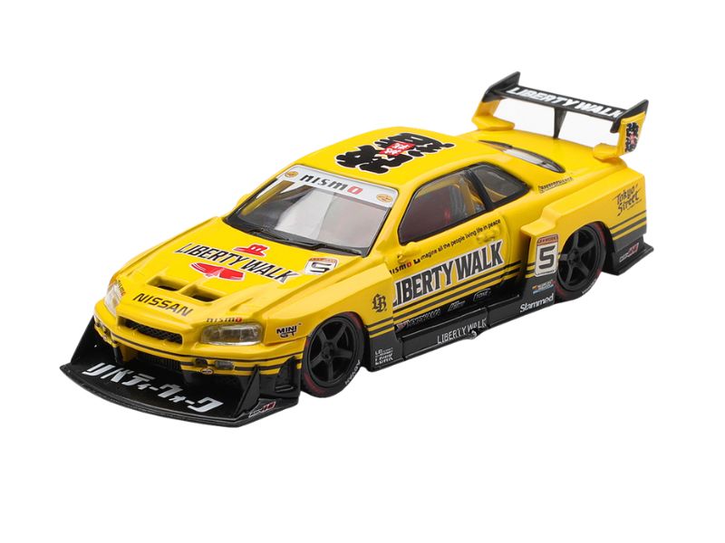 PRE-ORDER Nissan Skyline LB-ER34 Super Silhouette Sport Yellow (Mini G ...